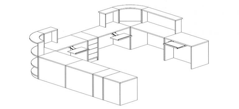 Circulation & Reception Desks - Ven-Rez